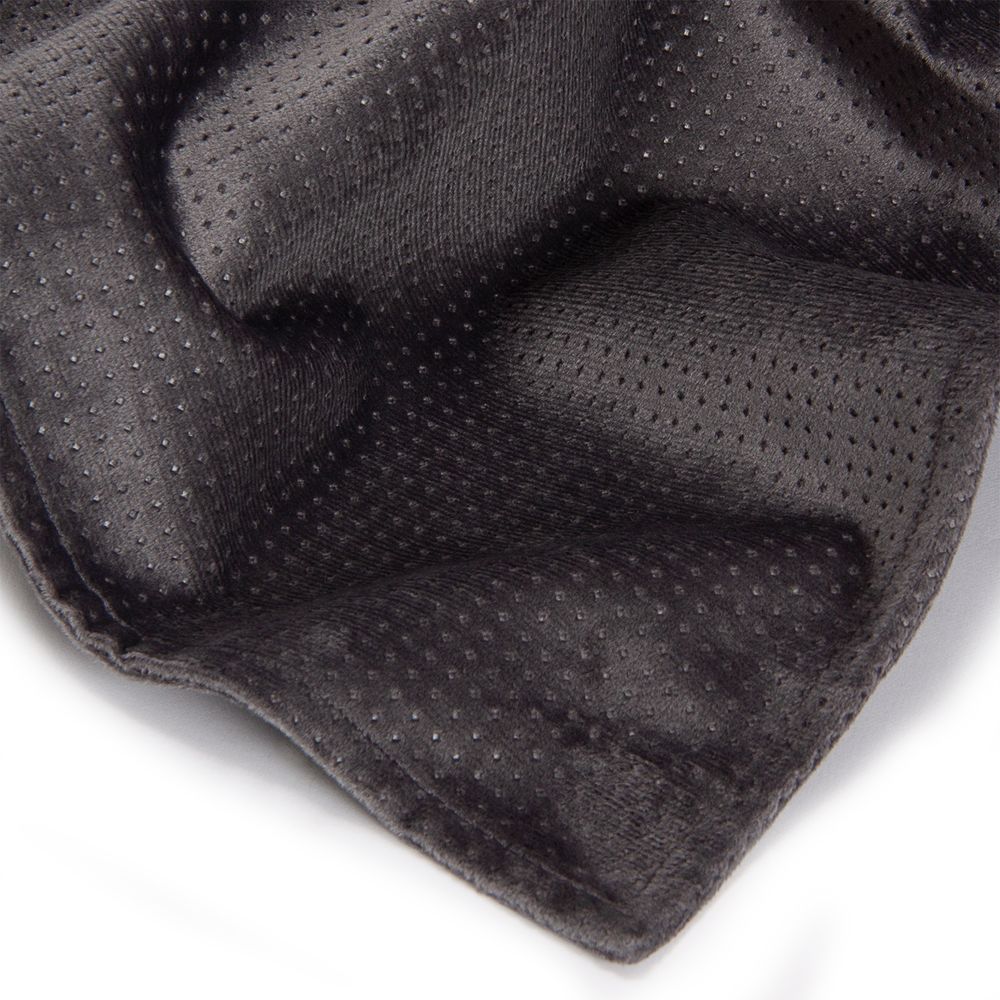 Colcha de Casal Veludo Dots - Cinza Chumbo - paoladavinci