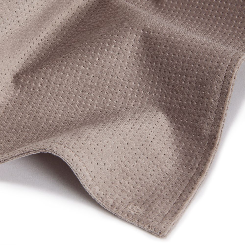 Colcha de Casal Veludo Dots - Areia - paoladavinci